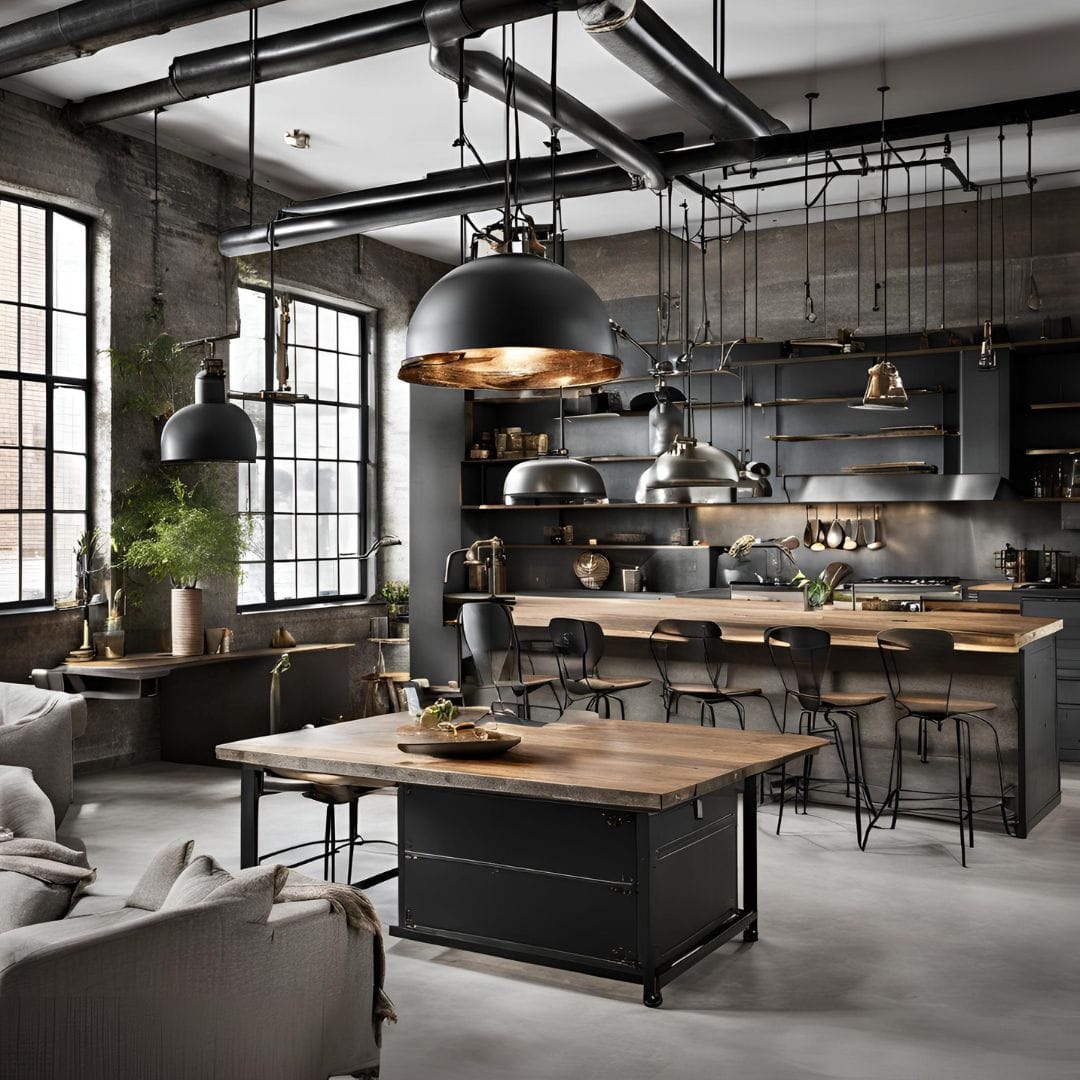 Modern Industrial interior Design Ideas | Radyinterior