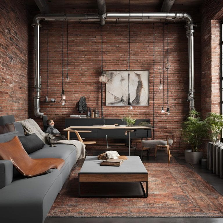 Modern Industrial interior Design Ideas | Radyinterior