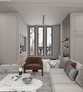 Living Room Interior Design Services in Dubai | Radyinterior