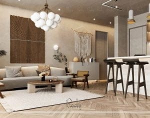 Living Room Interior Design Services in Dubai | Radyinterior