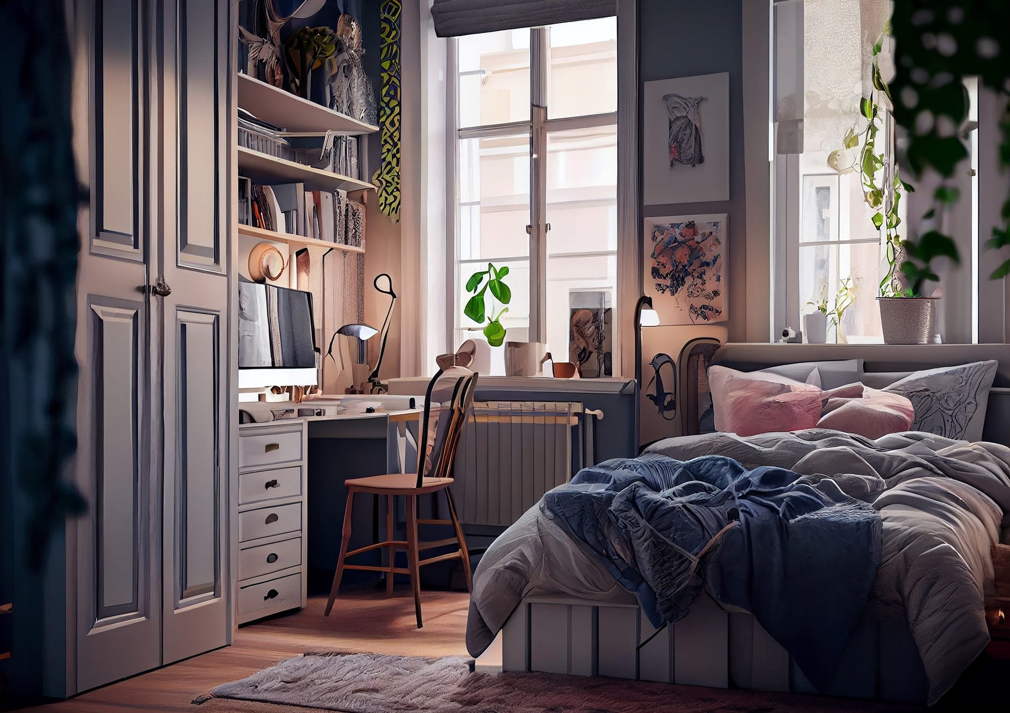 Small Study Room Ideas: Transforming Tiny Spaces | RadyInterior