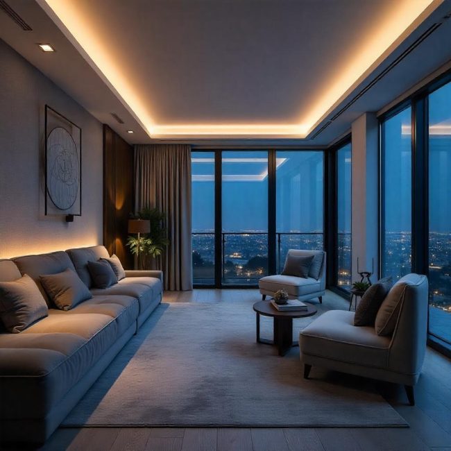 Cove Lighting Ideas for Home Interiors in UAE | Radyinterior
